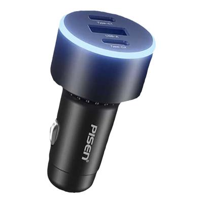 品胜60W快充一拖三车载充电器