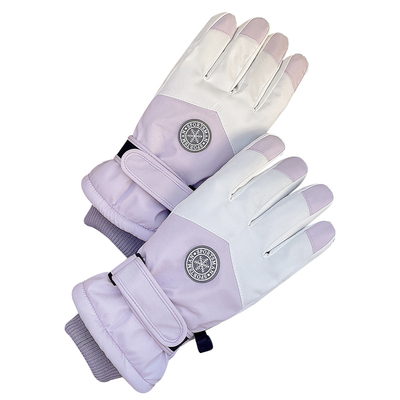 女滑雪手套防雨雪可触屏加绒加厚