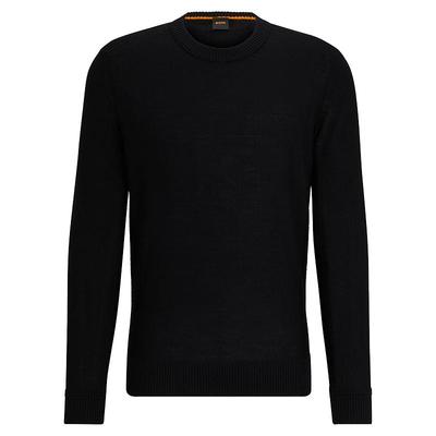 HugoBoss橙标男士纯色保暖毛衣