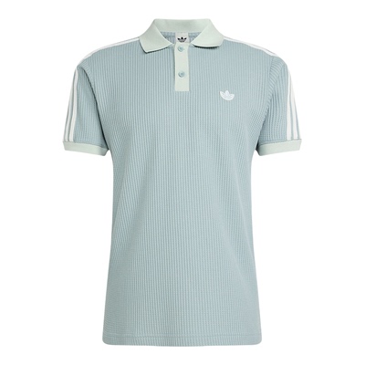 Adidas/阿迪达斯官方正品三叶草男士华夫格针织短袖POLO衫KX1231