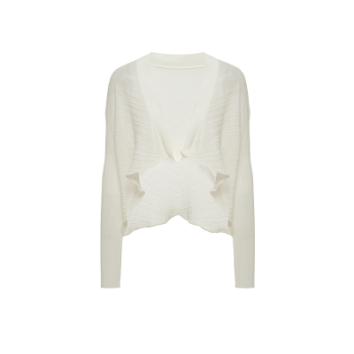 觉织Sensiyarn斜纹扭结套头衫JZKC057