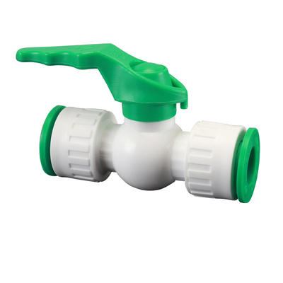 左圆右方PPR快插球阀截止阀