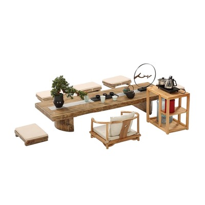 实木榻榻米桌子低矮桌子坐地茶台