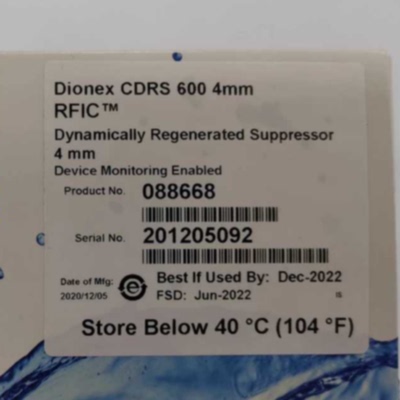 议价CDRS 600 4mm 戴安 088668 电解再生阳离子抑制器