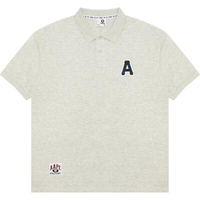 Aape迷彩徽章潮流简约休闲POLO衫