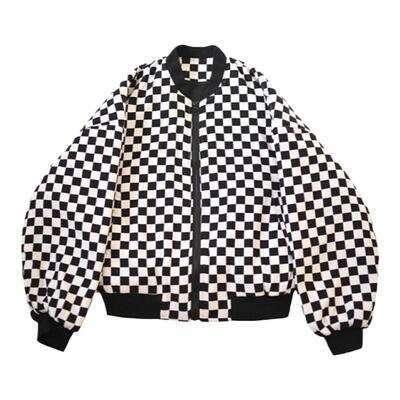 H ANDE2026秋冬新品棋盘格3M格子棉服女童秋装女童外套加厚款童装