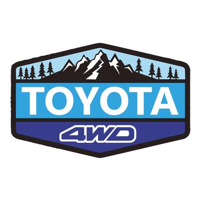 3M反光警示车贴丰田TOYOTA车贴
