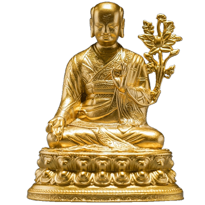 萨迦五祖铜全鎏金像一套摆件