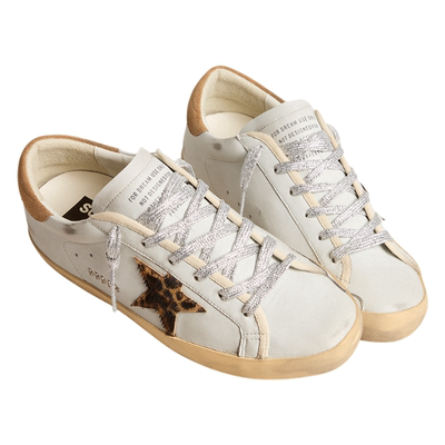 Golden Goose女鞋Super-Star 豹纹星星鞋新款GGDB