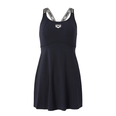 arena阿瑞娜织带系列女士运动休闲时尚吊带连体裙式温泉度假泳衣