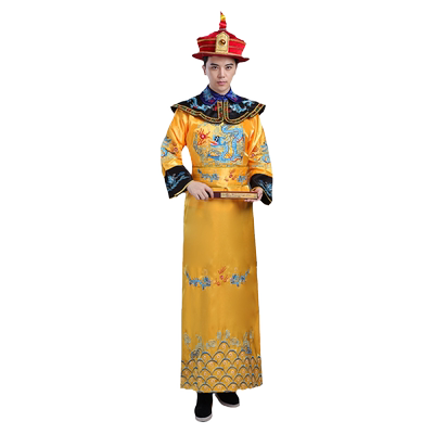古装清朝皇上皇帝服装皇阿玛春