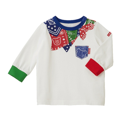 印花个性美式风格卡通长袖t恤