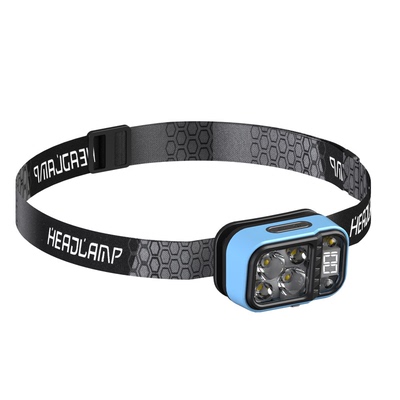 LED Headlamp感应头灯USB充电数字电显户外跑步骑行钓鱼轻便头灯