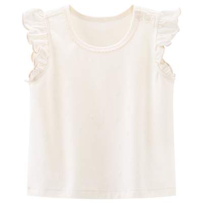 乖奇熊宝宝小飞袖背心马甲上衣服