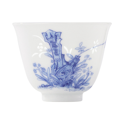 景德镇陶瓷釉中彩茶杯套装