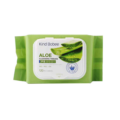 凯恩波比芦荟卸妆湿巾温和不刺激