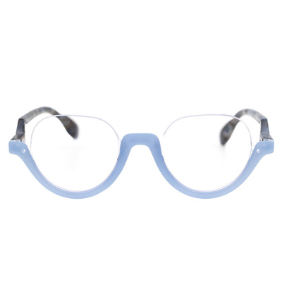 下半框倒框镶钻个性装饰眼镜框架