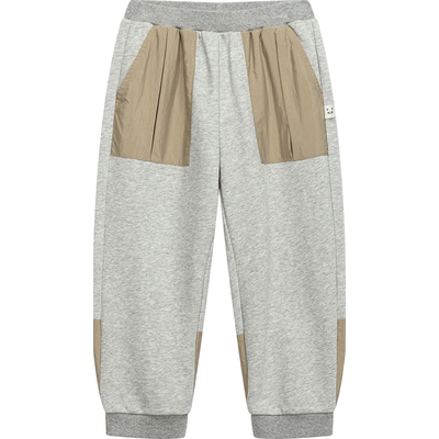 播童装撞色男女童运动裤