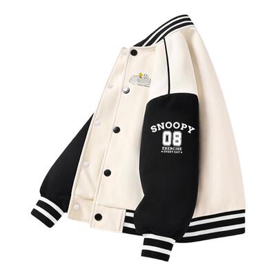 史努比男童外套春季帅气棒球服