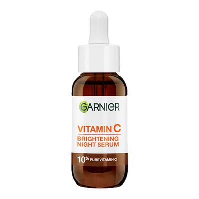 欧洲直邮Garnier卡尼尔夜间维生素C精华 30ml 提亮光泽滋润正品