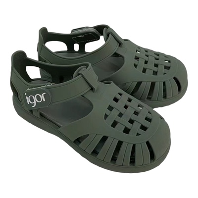IGOR同款西班牙儿童包头果冻鞋