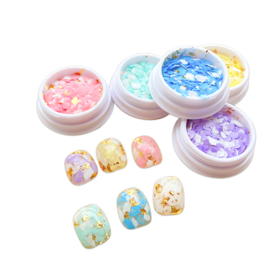 日本lorriegel棉花糖贴纸彩亮片