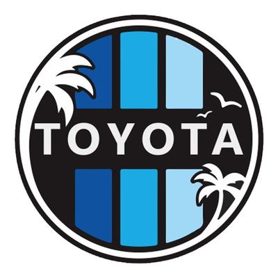 3M反光警示车贴丰田TOYOTA车贴