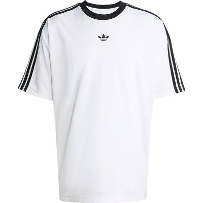 Adidas/阿迪达斯官方正品三叶草男士运动宽松耐穿针织短袖JW5877