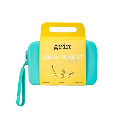 grin成人便携牙刷牙膏旅行装套装