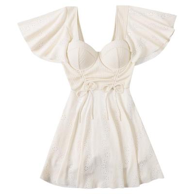 泳衣微胖女孩温泉连体钢圈聚拢