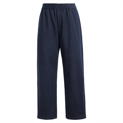 海上公路350g重磅色织牛仔卫裤男士秋季宽松易打理百搭直筒休闲裤