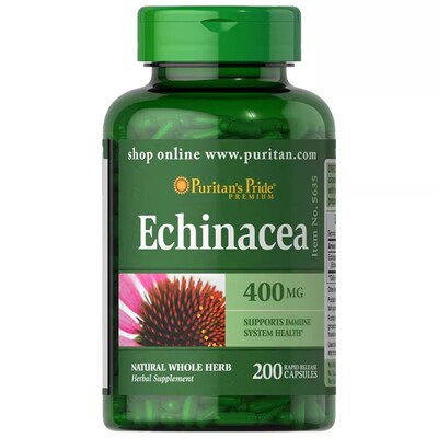 普丽普莱紫锥菊胶囊400mg*200粒松果菊提取物Echinacea免疫抵抗力
