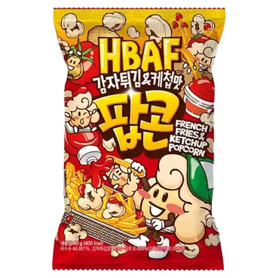 韩国HBAF芭蜂蜂蜜黄油芝士爆米花