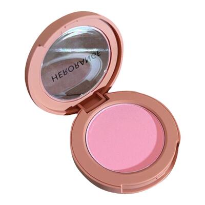 HERORANGE~奶油粉腮红低饱和嫩妹色盘蜜桃橘柔雾哑光自然女款学生