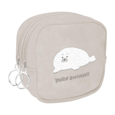 日本YURUSWIMMY双层刺绣小包