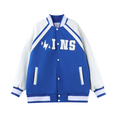 INSstudios皮标大LOGO外套