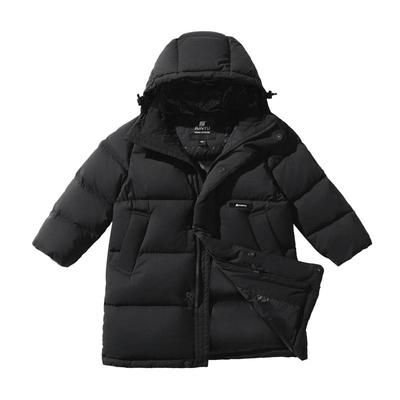 君羽童装鹅绒服男女大童中长款