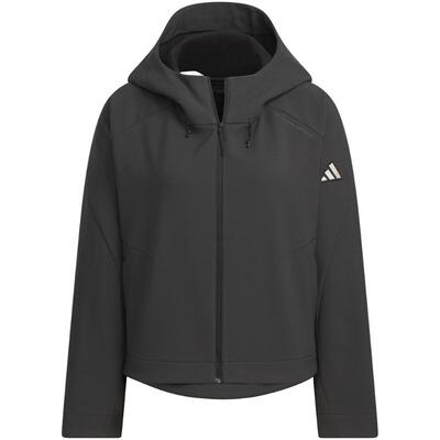 【自营】adidas阿迪达斯睿族工壳内层抓绒外套春女连帽夹克JM4318