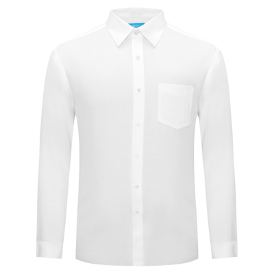 G2000男士长袖商务工服修身正装牛津纺纯棉衬衣职业服免熨衬衫男
