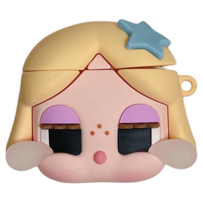 立体可爱卡通哭娃适用苹果耳机壳