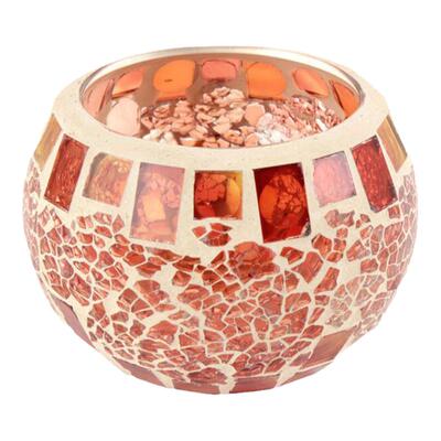 日本NITORI宜得利客厅马赛克烛台