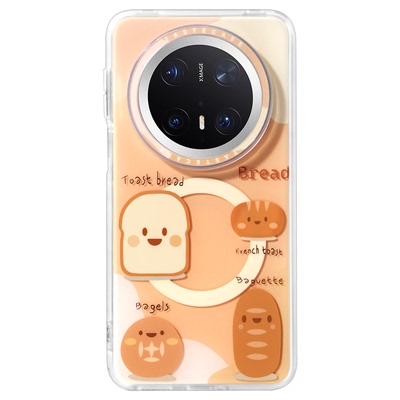 可爱面包日记磁吸华为手机壳