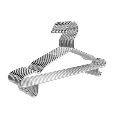 升级带勾不锈钢衣架可挂裤子