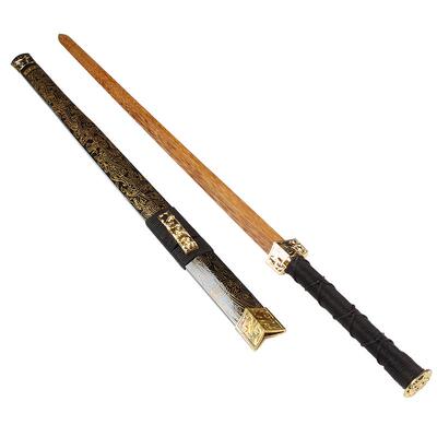 鸡翅木汉剑一体剑身练习道具剑