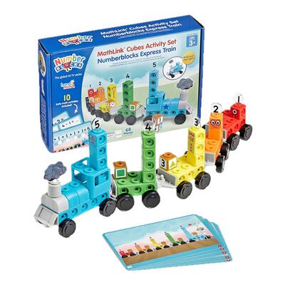 美国Numberblocks数字积木特快列车火车益智积木儿童早教数学启蒙