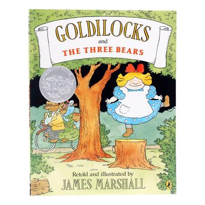 金发姑娘和三只小熊英文绘本