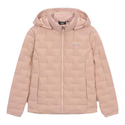 NEPA保暖女士可拆卸帽鹅绒羽绒服