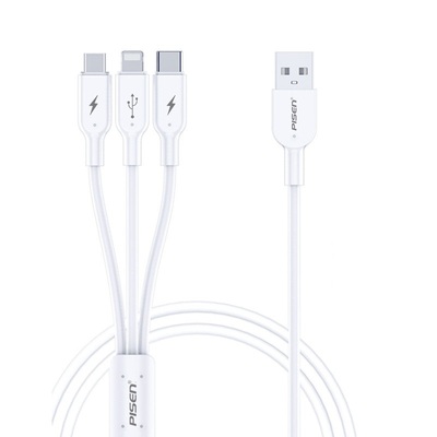 品胜数据线三合一快充充电线