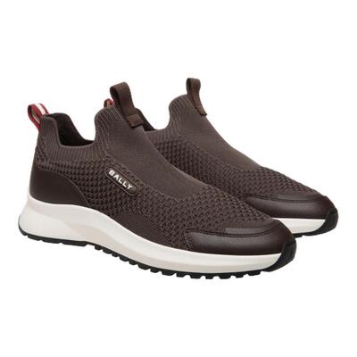 【尊享折扣】BALLY巴利OUTLINE乌木色皮革男士休闲鞋6312846