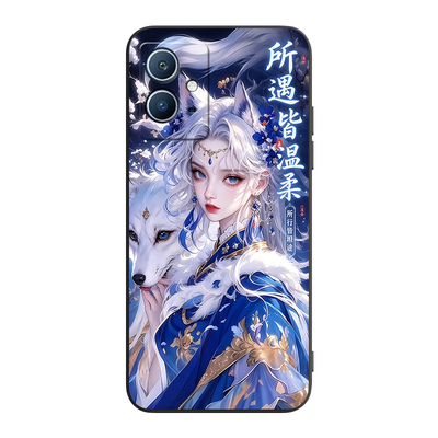 适用vivoiQOOu5e黑边防摔软外壳
